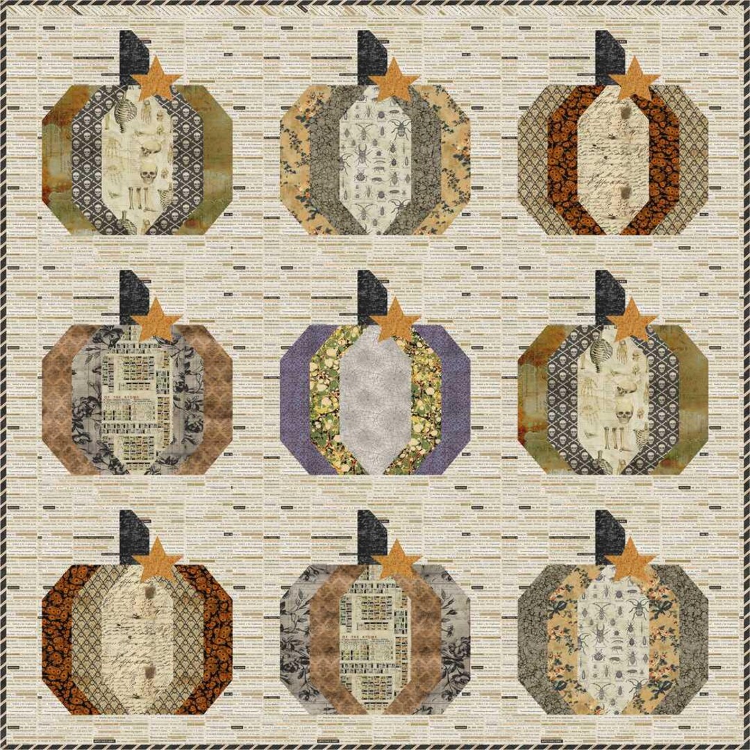 The Pumpkin Patch Paper Quilt Pattern - Etsy