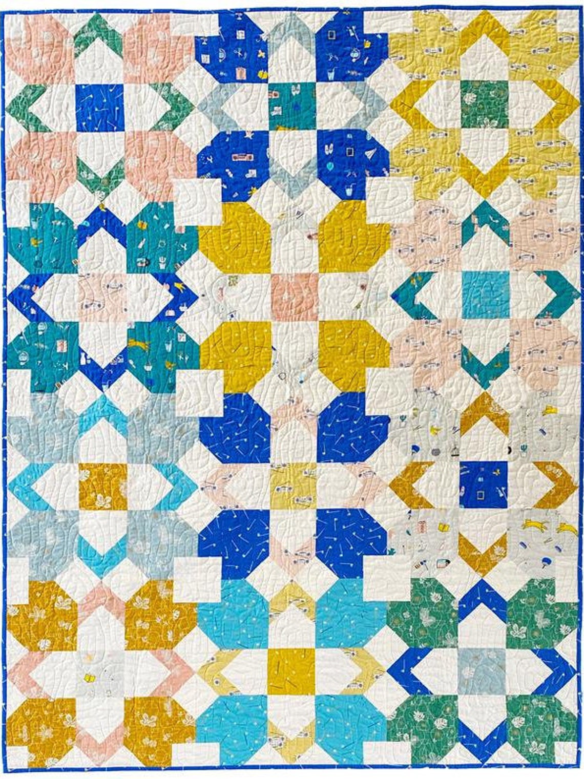 Inkling Paper Quilt Pattern by Eliane Bergmann - Etsy