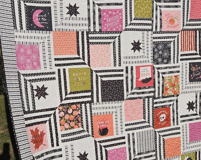 The Web Quilt Kit Featuring Hey Boo by Lella Boutique - Etsy Canada
