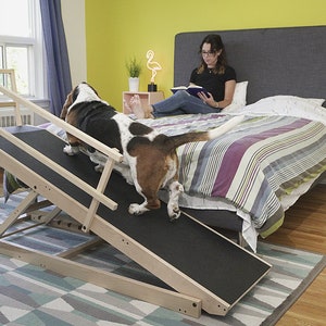 Doggoramps Large Bed Ramp for Big & Medium Dogs Adjustable - Etsy
