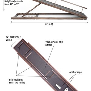 Doggoramps Small Dog Ramp for Bed including Tall Beds - Etsy Canada