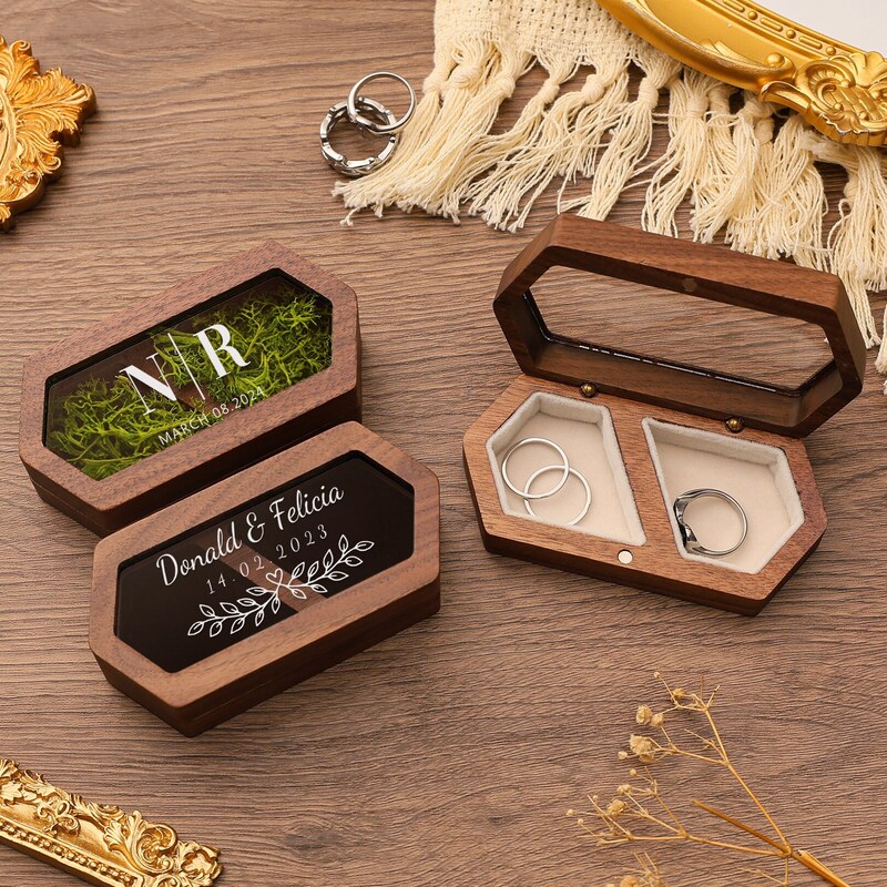 Custom Wood Ring Box - Etsy