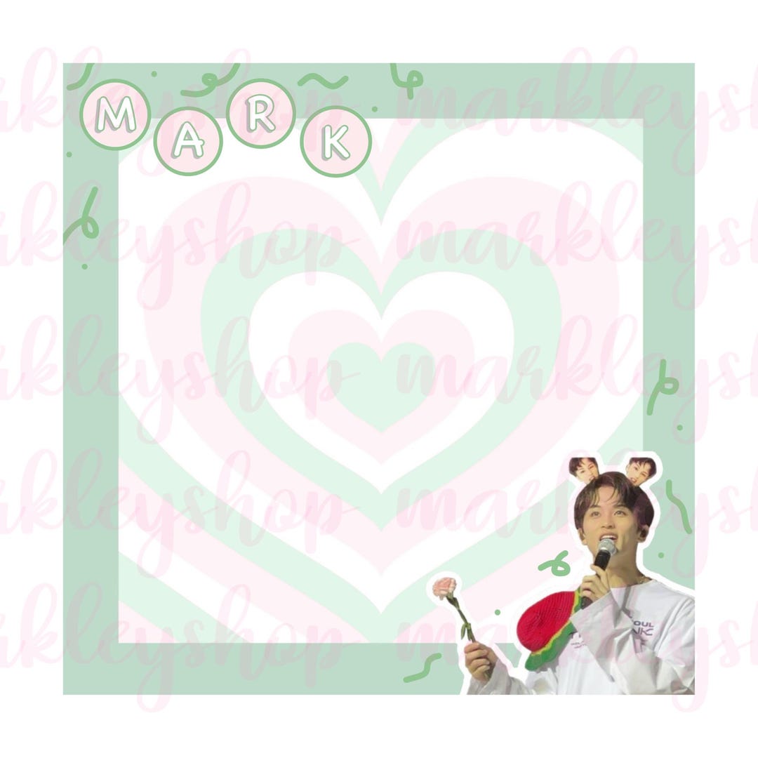 Printable NCT Mark Heart Memo Sheets (DIGITAL ITEM - 1 Pdf) - Etsy