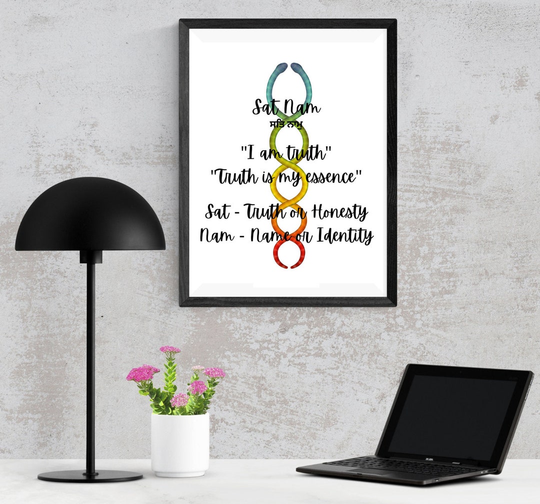 Sat Nam - Printable Download - Etsy