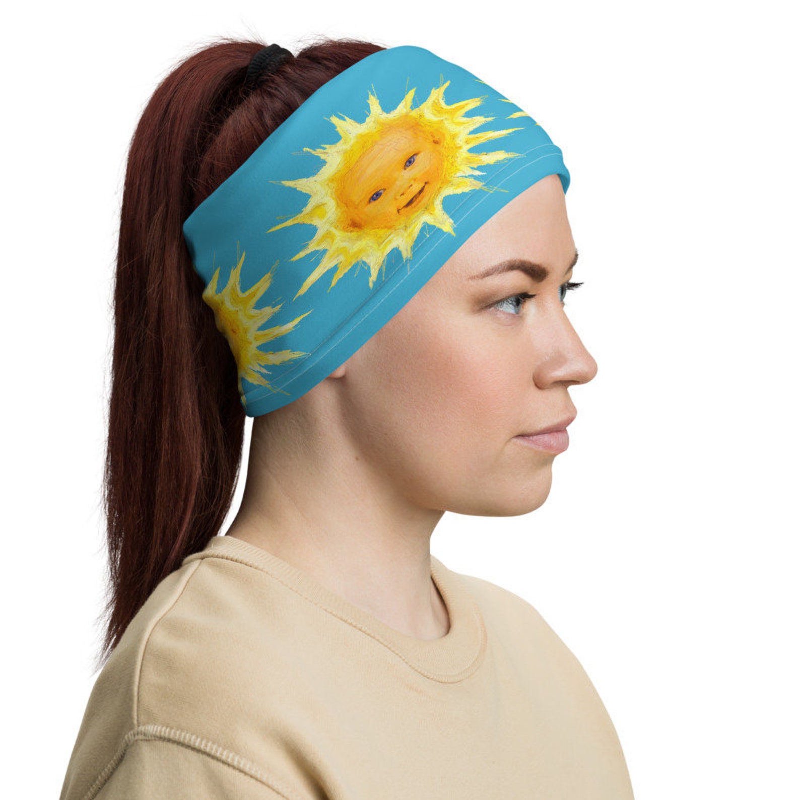 Baby Sun Face Mask Teletubbies Bandana Serie Face Scarf - Etsy Ireland