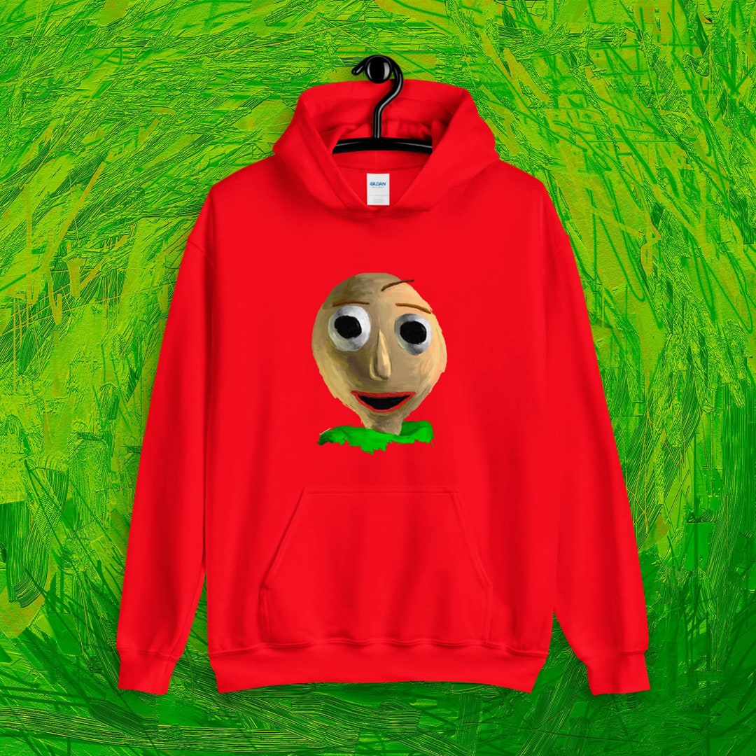 Baldi Amazed Hoodie, Baldi's Basics Hoody, Video Game Pullover, Gift ...