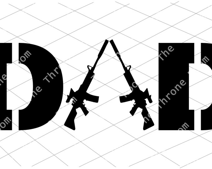 Dad Guns Father's Day Gun Lovers Pro-guns Freedom - Etsy