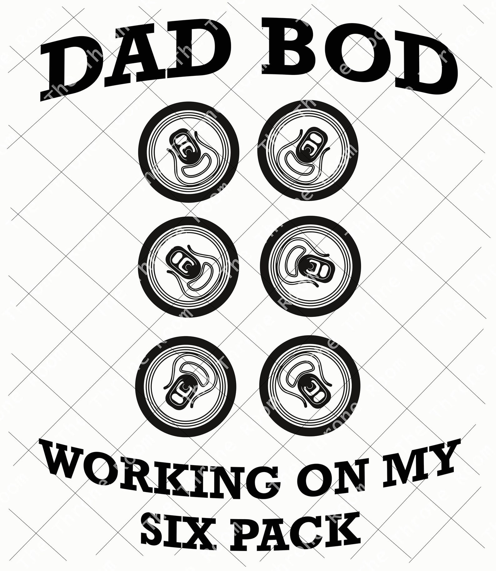 Dad Bod Working On My Six Pack 6 Pack Fathers Day Etsy