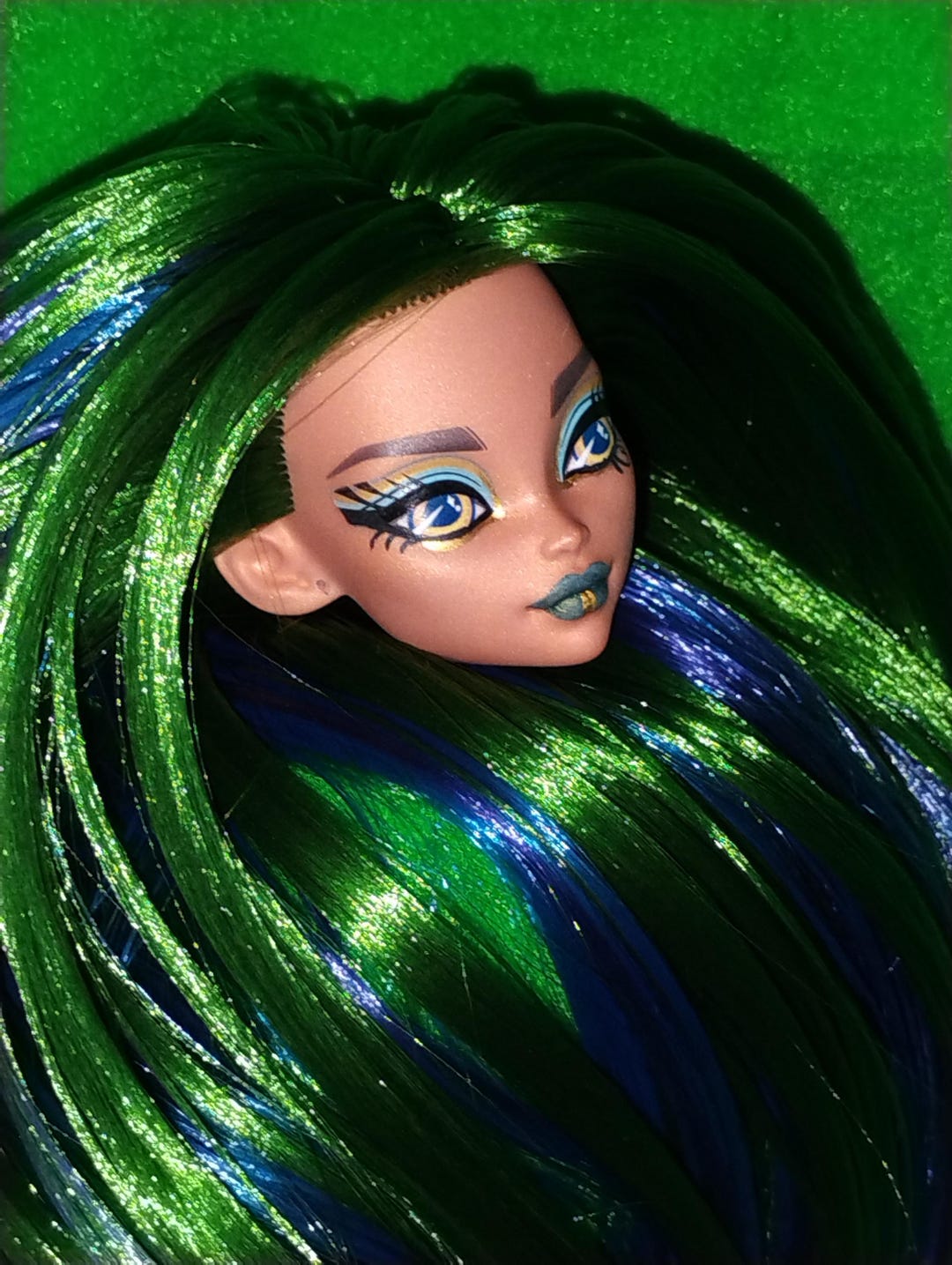 Ooak Monster High G3 Cleo Denile Doll Nylon Hybrid Doll Head - Etsy