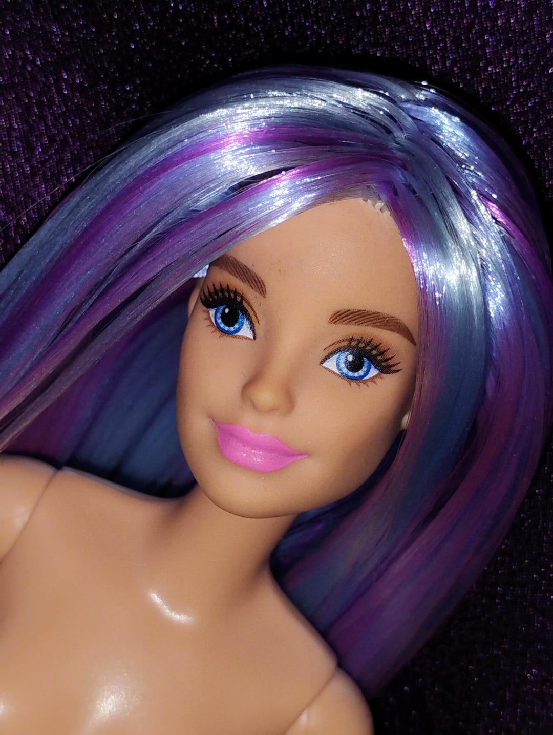 Ooak Barbie Extra Doll Reroot - Etsy