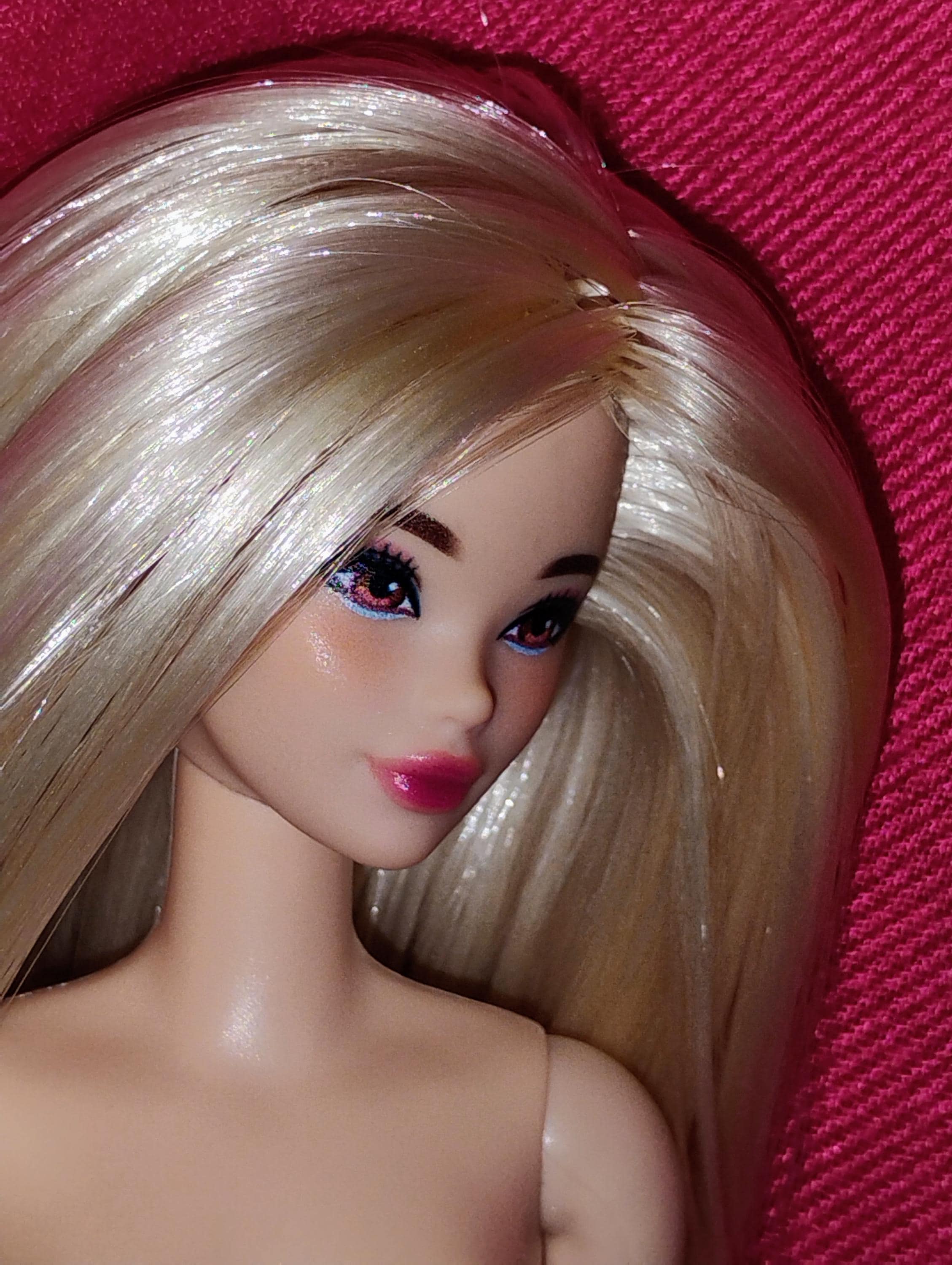 Ooak Articulated Odile Doll Reroot - Etsy