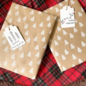 Set of 10 // Handmade Christmas Gift Tags // Holiday Gift Tags - Etsy