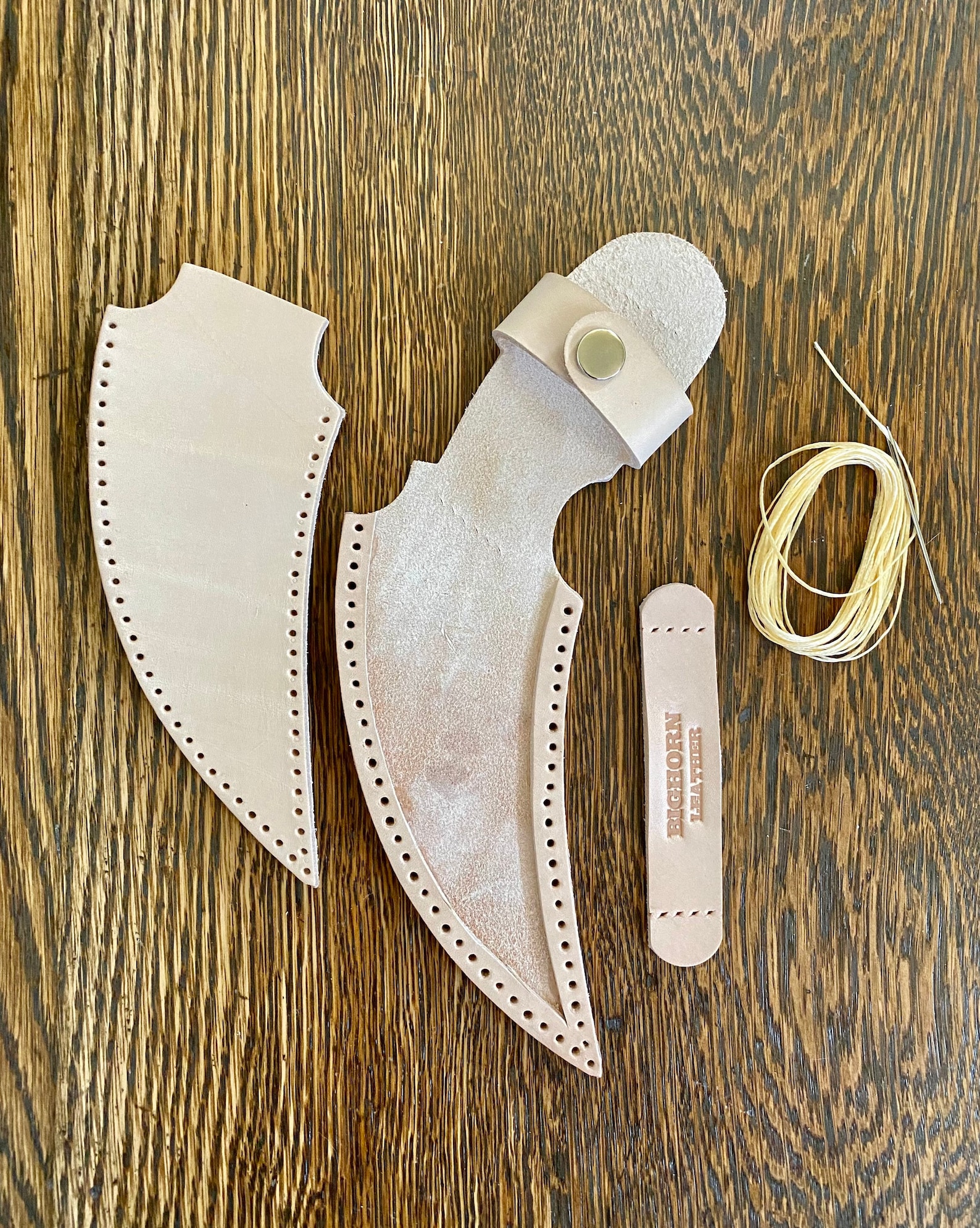 DIY Karambit Sheath. Veg Tanned Leather Craft Kit. - Etsy