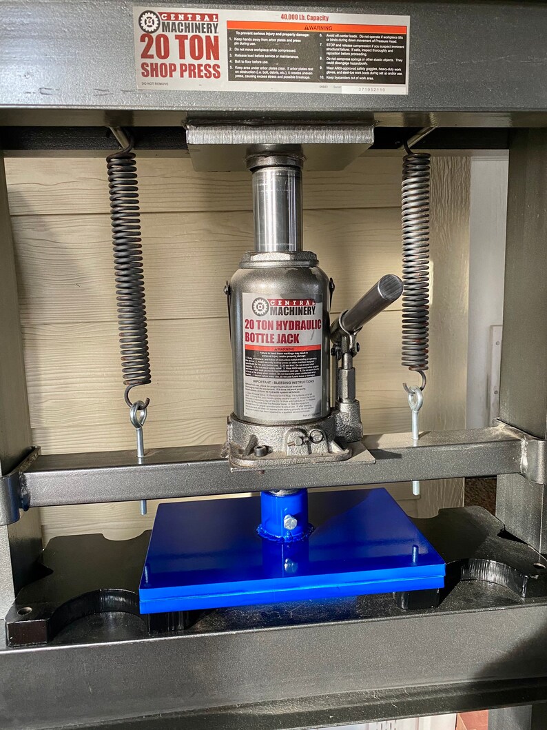 Leather Die Cutter 20 Ton Shop Press Plates. | Etsy