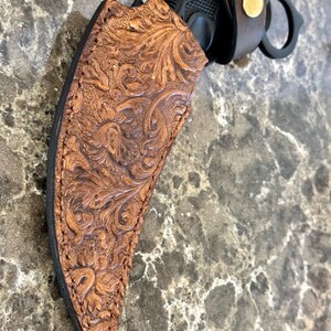 Leather Sheath for Karambit Style Knife. - Etsy