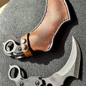 Leather Sheath for the Ccanku Karambit. - Etsy