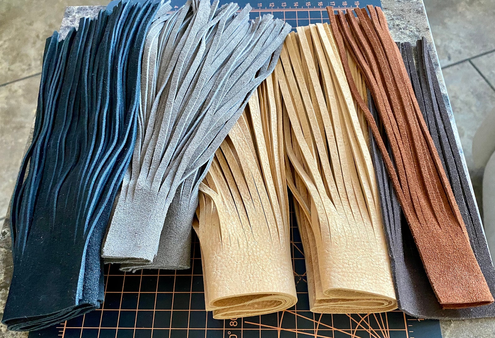 DIY Suede Fringe Craft Project Fringe Color Cinnamon. - Etsy