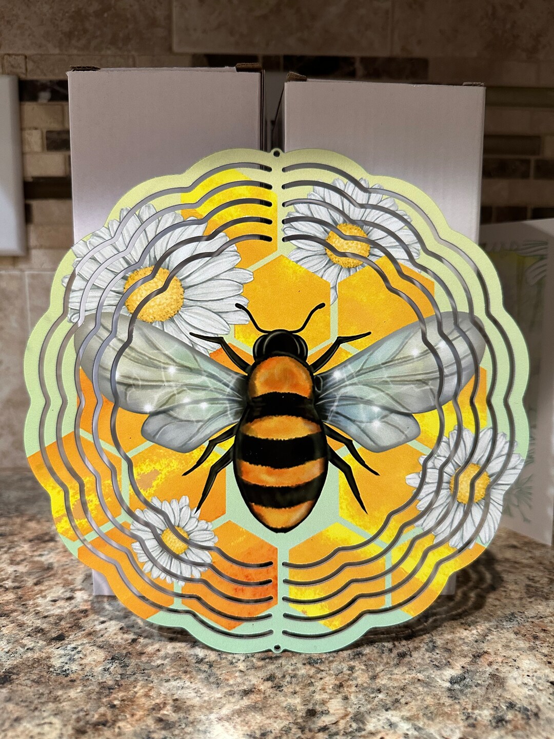 Bee Wind Spinner - Etsy