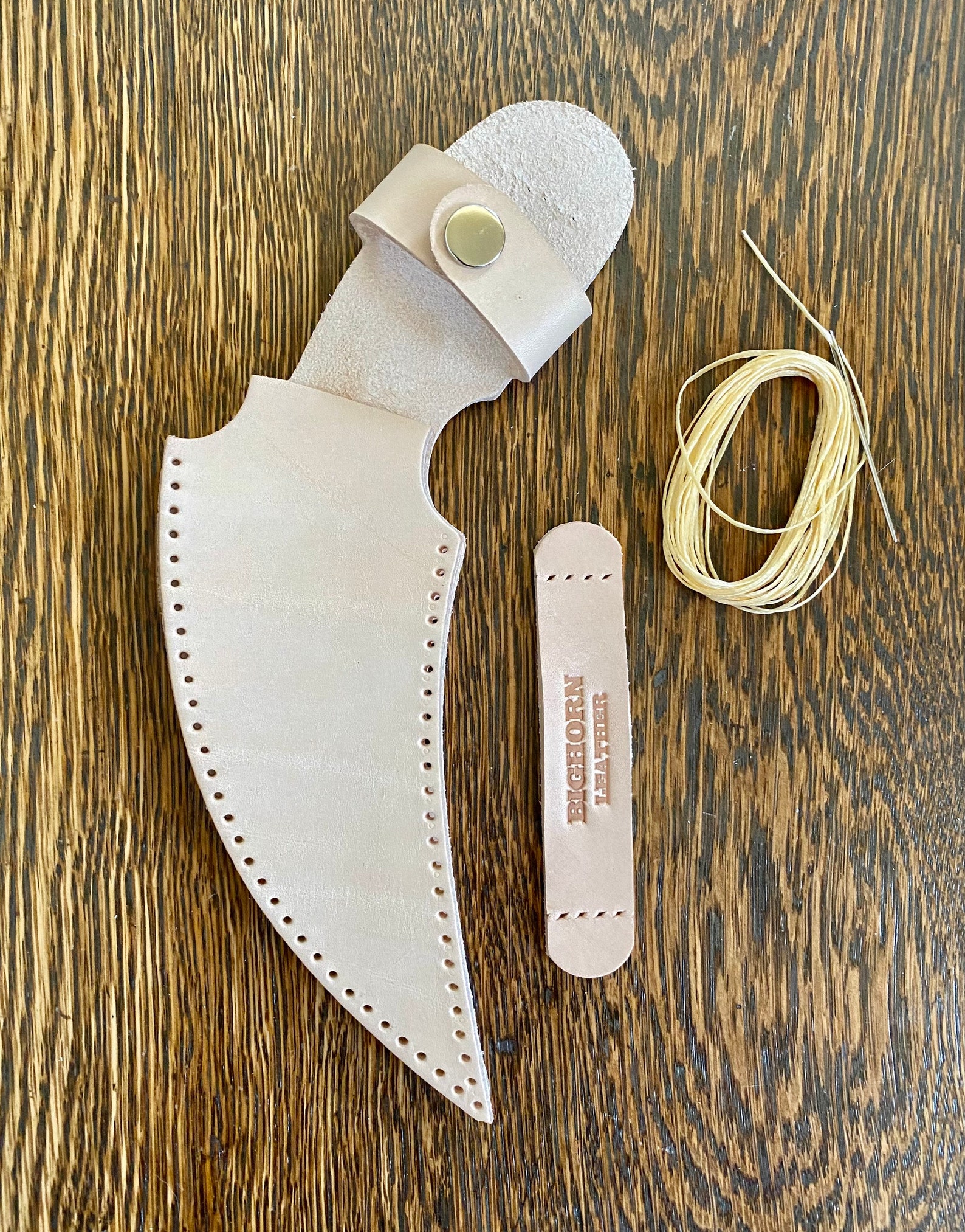 DIY Karambit Sheath. Veg Tanned Leather Build It Your Way Kit. - Etsy
