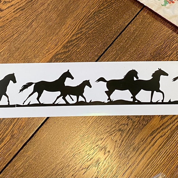 Running Horse Decal - Etsy