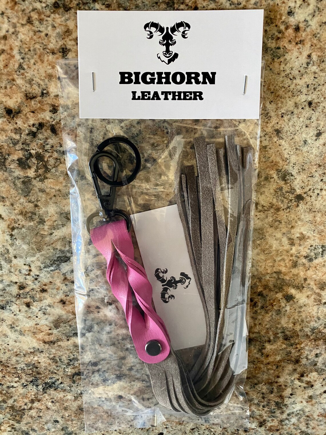 Pink Leather Twisted Ribbons Keychain - Etsy