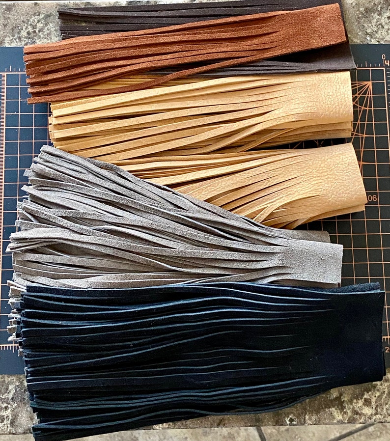 DIY Suede Fringe Craft Project Fringe Color Cinnamon. - Etsy