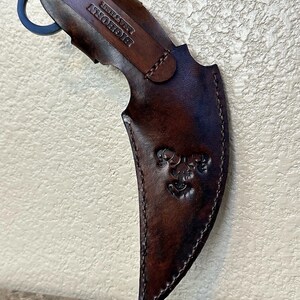 Leather Sheath for Karambit Style Knife. - Etsy
