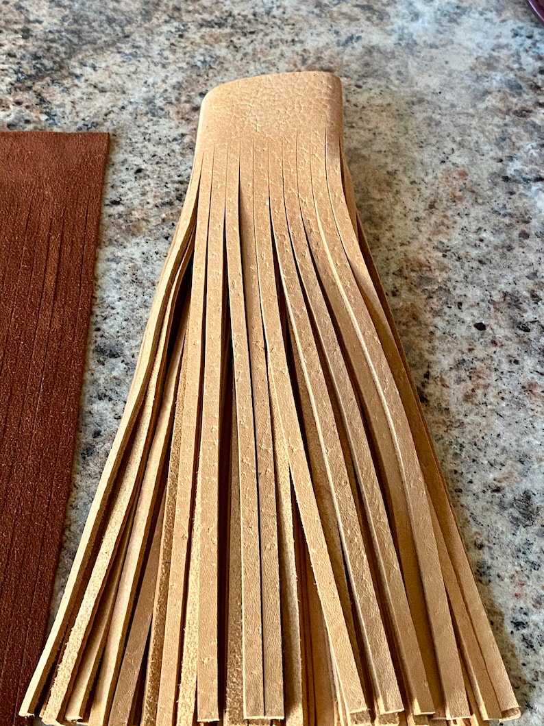 DIY Suede Fringe Craft Project Fringe Color Cinnamon. - Etsy