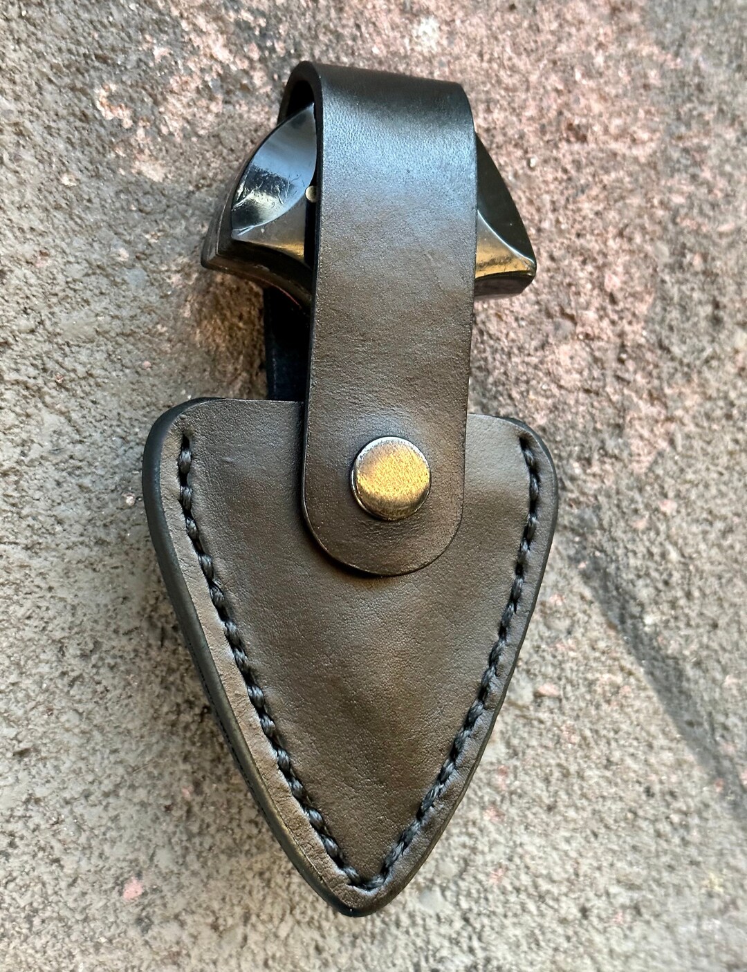 Leather Push Dagger Boot Knife Sheath - Etsy