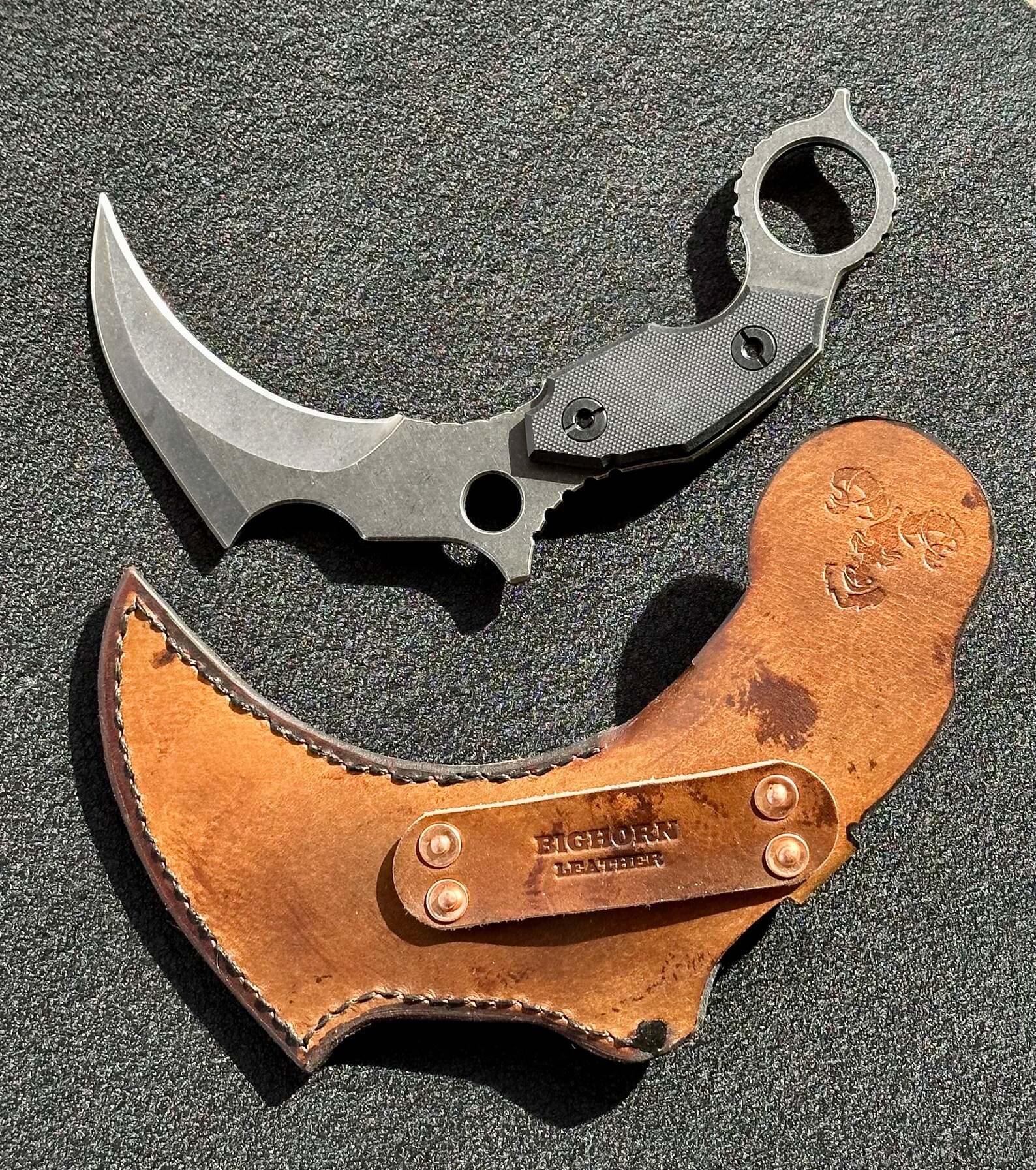 Leather Sheath for the Ccanku Karambit. - Etsy