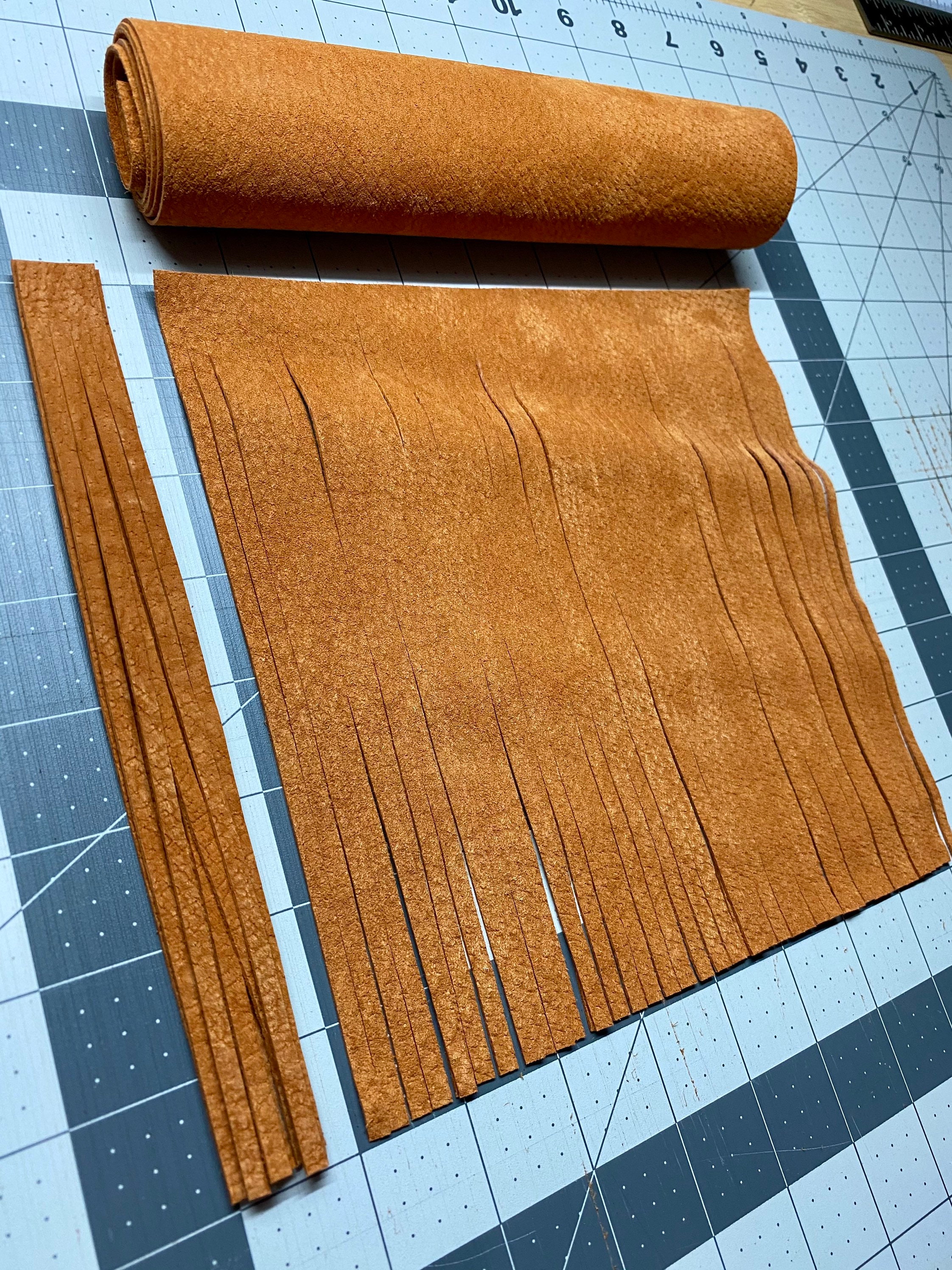 DIY Suede Fringe Craft Project Fringe Color Saddle Tan. - Etsy