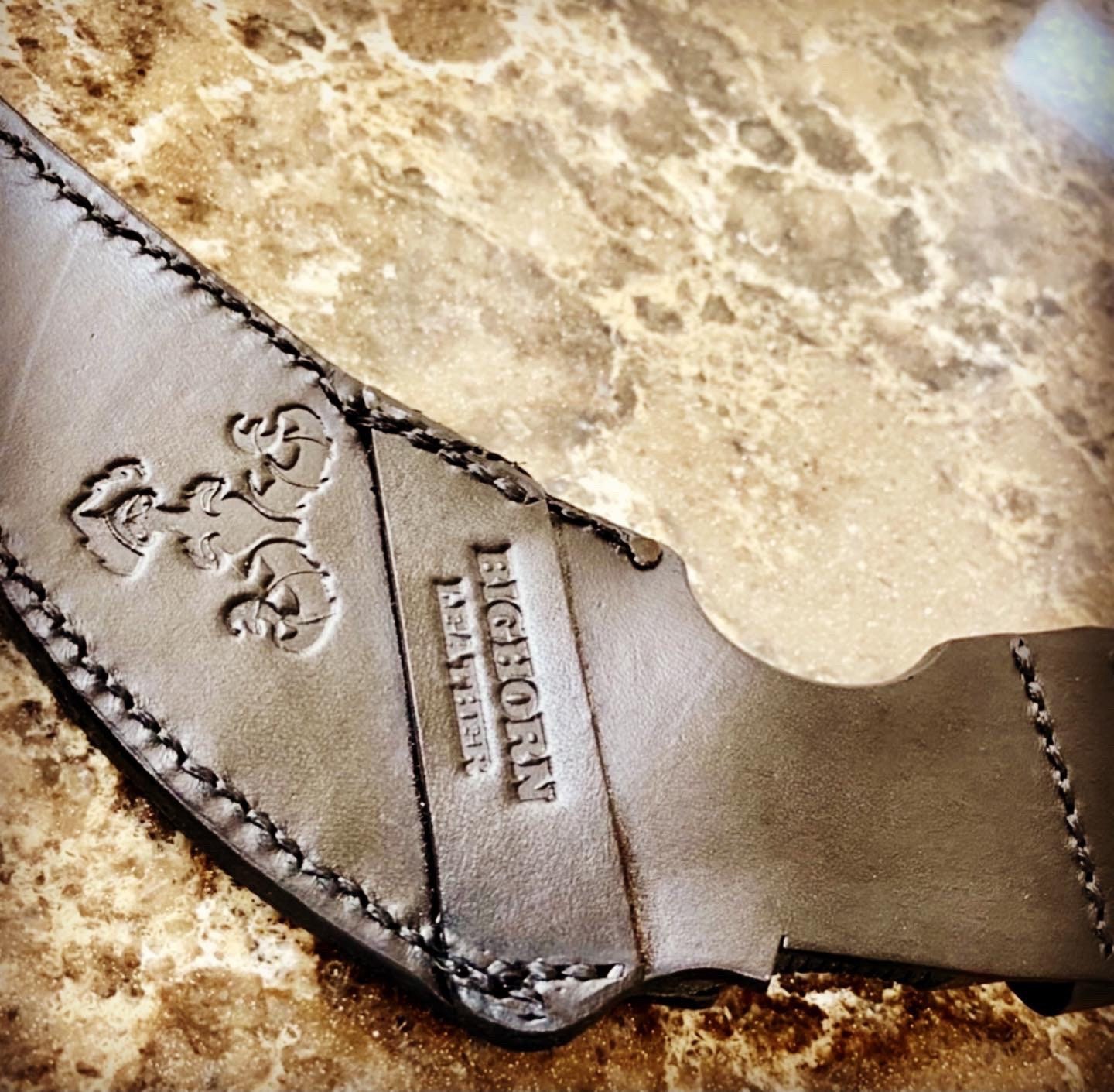 Tactical Knife Sheath Built for Karambit Knife Using Full Grain Leather ...