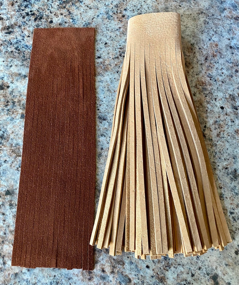 DIY Suede Fringe Craft Project Fringe Color Cinnamon. - Etsy
