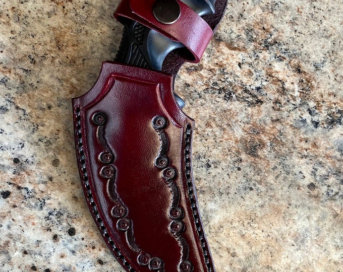 Leather Sheath for Karambit Style Knife. - Etsy