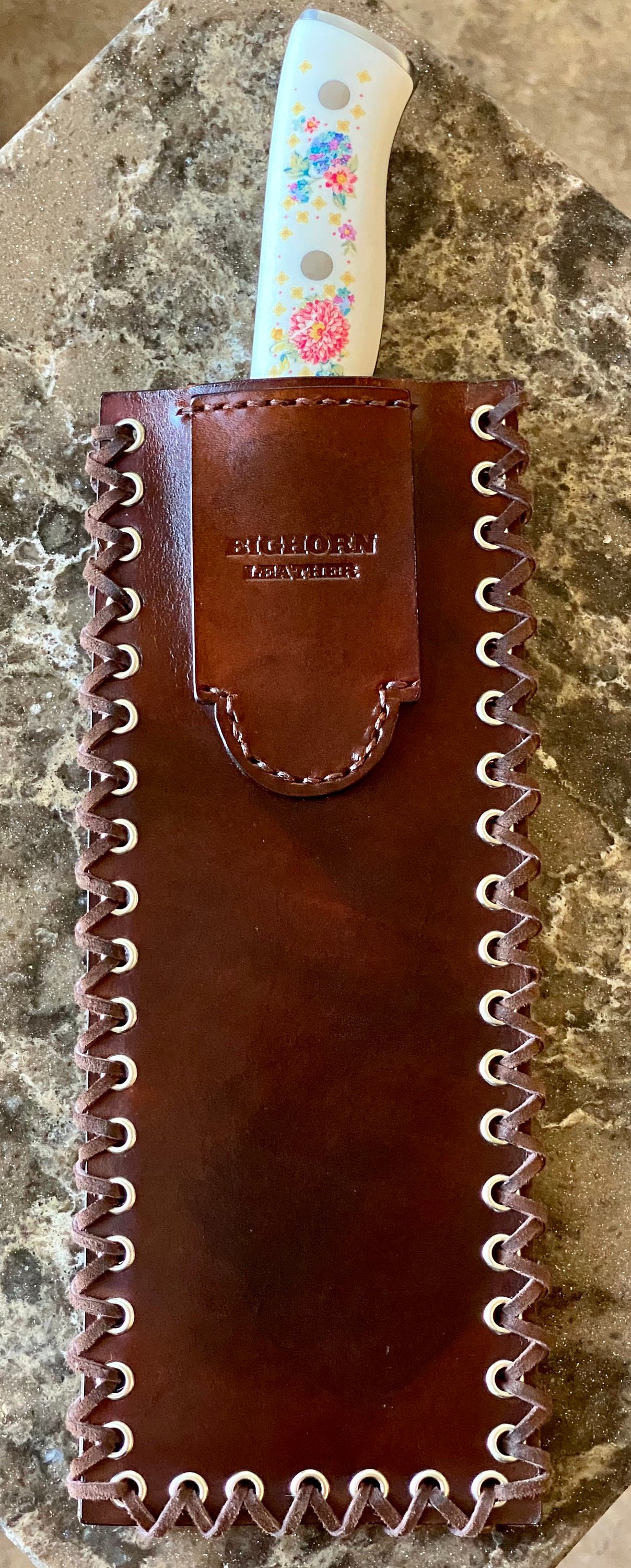 Large Chef Knife Sheath Hand Made With Full Grain Veg Tanned | Etsy