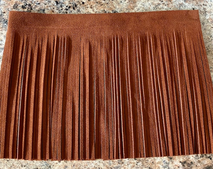 DIY Suede Fringe Craft Project Fringe Color Cinnamon. | Etsy