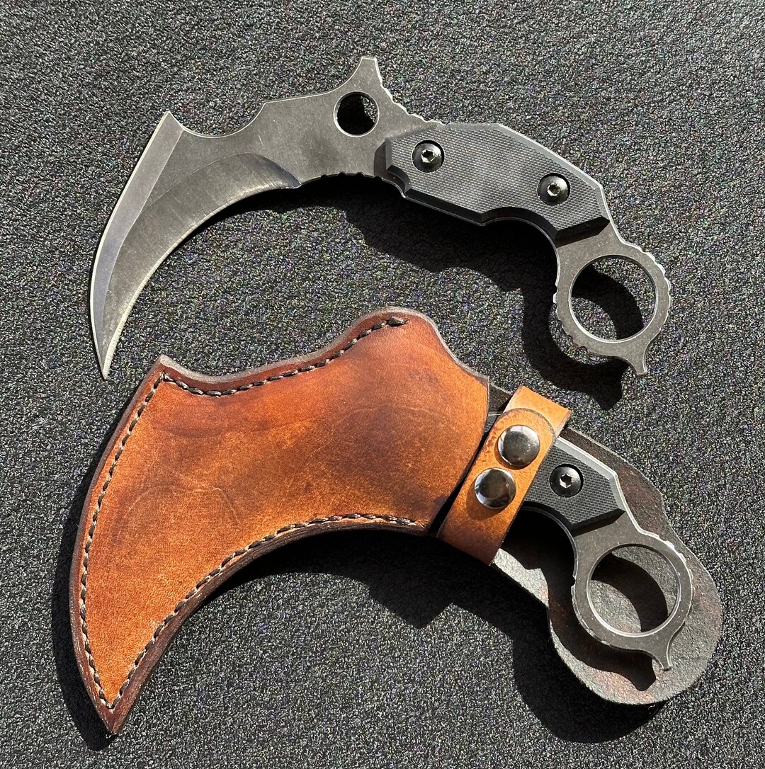 Leather Sheath for the Ccanku Karambit. - Etsy