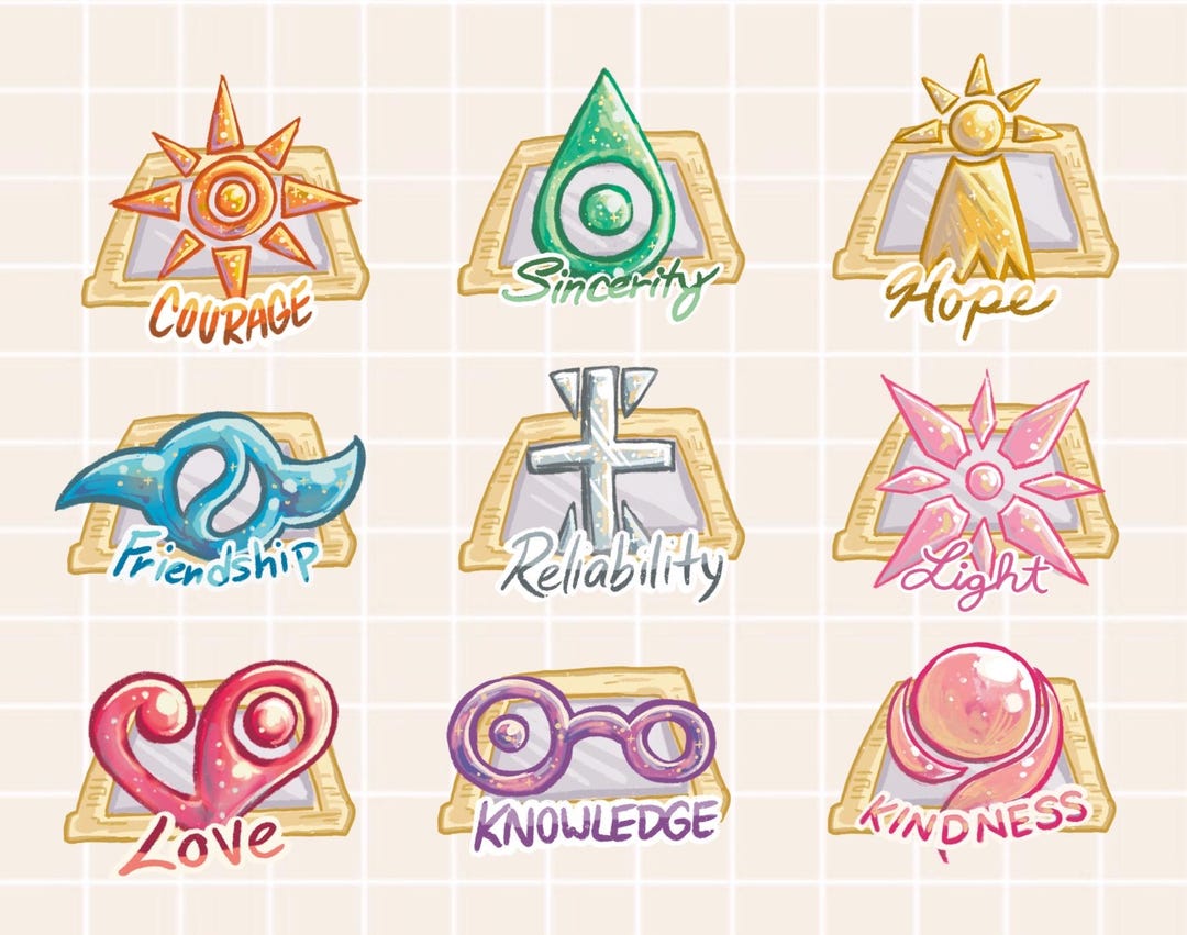Digimon Crests Vinyl Stickers (2”) - Etsy