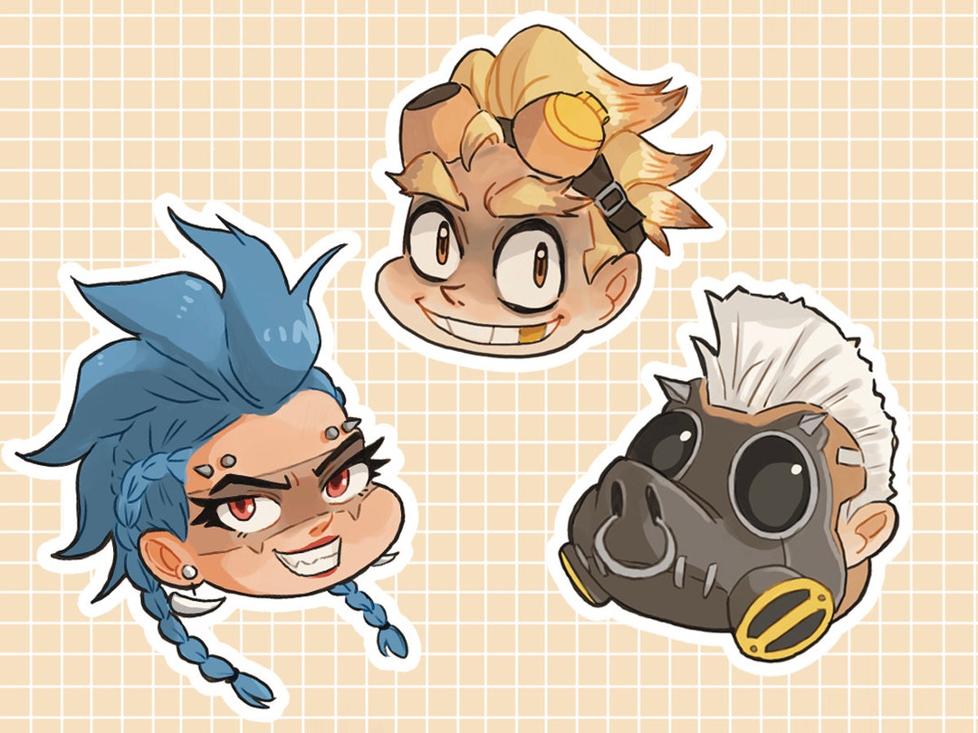 Junker Face Stickers (overwatch) - Etsy