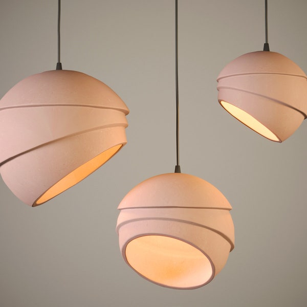 Ceramic Pendant Light - Etsy