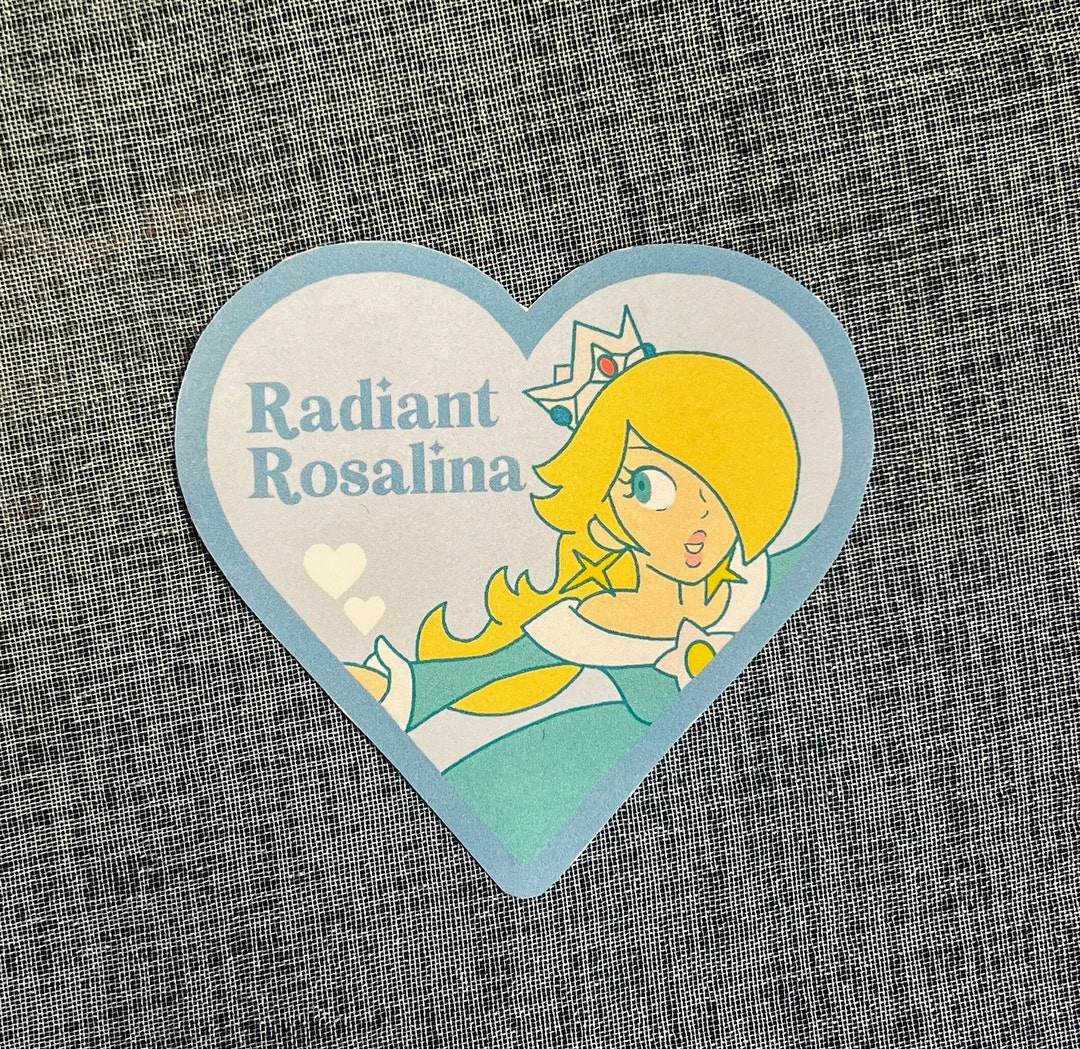 Rosalina Heart Sticker - Super Mario Bros - Etsy