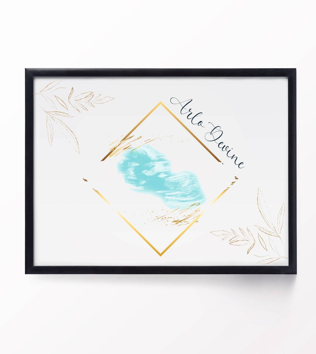 Ultrasound Scan Colour Photo Print Baby Scan Gift New - Etsy