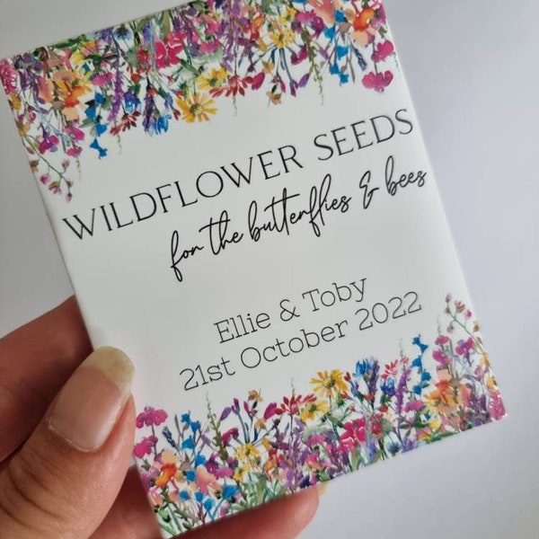 Seed Packet Favors - Etsy
