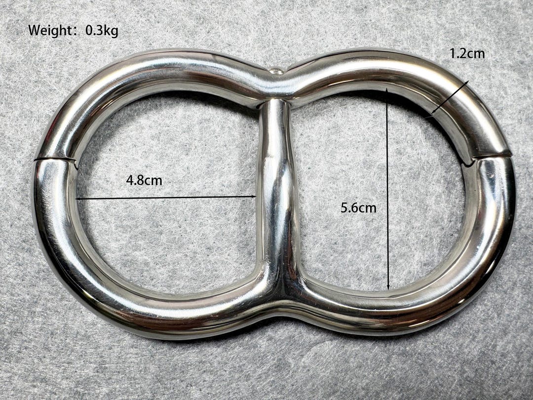 304 Stainless Steels Leg Cuffs Handcuffs, Restraints Cuffs Ankle ...