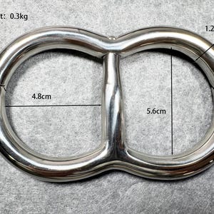 304 Stainless Steels Leg Cuffs Handcuffs, Restraints Cuffs Ankle ...