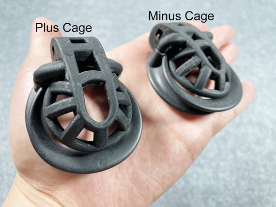 Small Minus/plus Cage Male Chastity Device Double-arc Cuff - Etsy UK