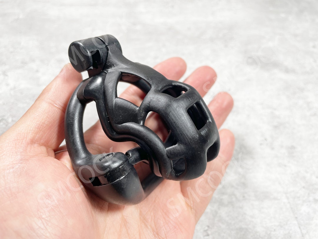 New Chastity Device With Double-lock Rotatable Guardrail Ring Belt - Etsy