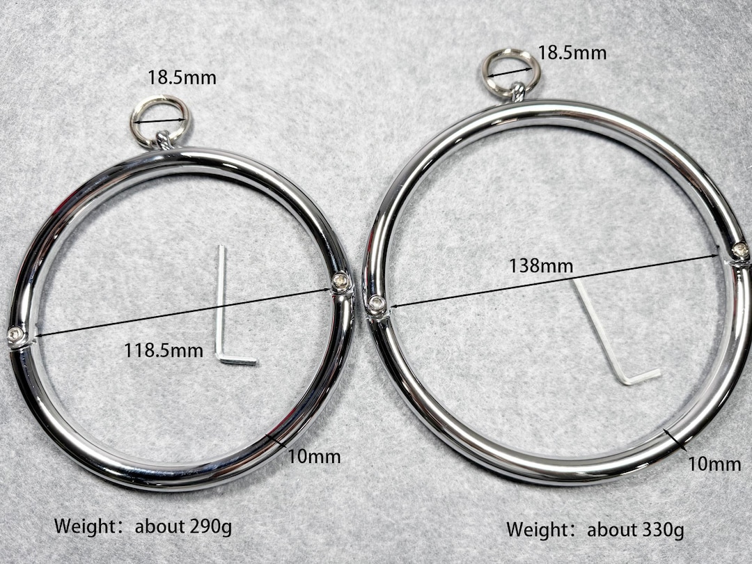 New Handmade Alloys Locking Neck Collar Ring Choker Necklaces - Etsy