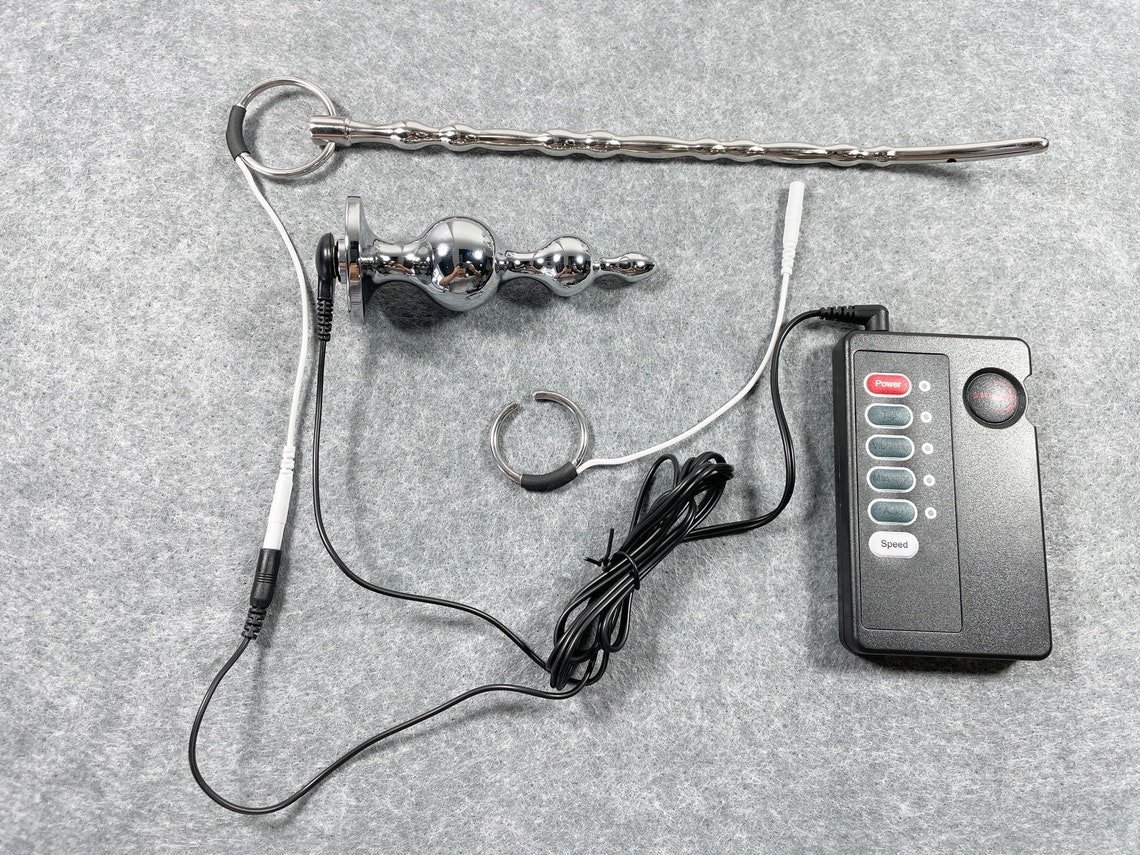 Electric Shock E Stim Kit Penis Super 24cm Urethral Catheter - Etsy