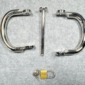 3 Sizes Alloy Leg Cuffs Handcuffs, Restraints Cuffs Ankle Restraints ...